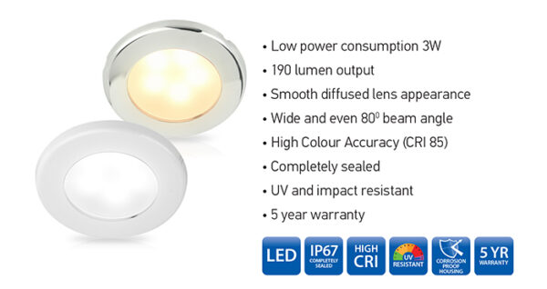 Comparing LED Lights in a Boat Interior | Hella marine | maritime ...